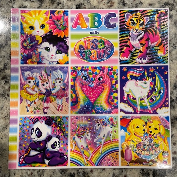 Lisa Frank | Other | Lisa Frank Abc Paperback Book | Poshmark